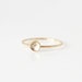 Thin Minimalist Simple Ring, Hammered, 14k Gold Filled and Sterling ...