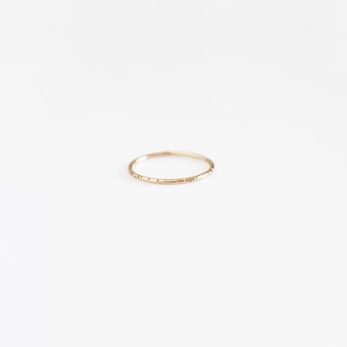 Thin Minimalist Simple Ring 14k Gold Filled and Sterling - Etsy