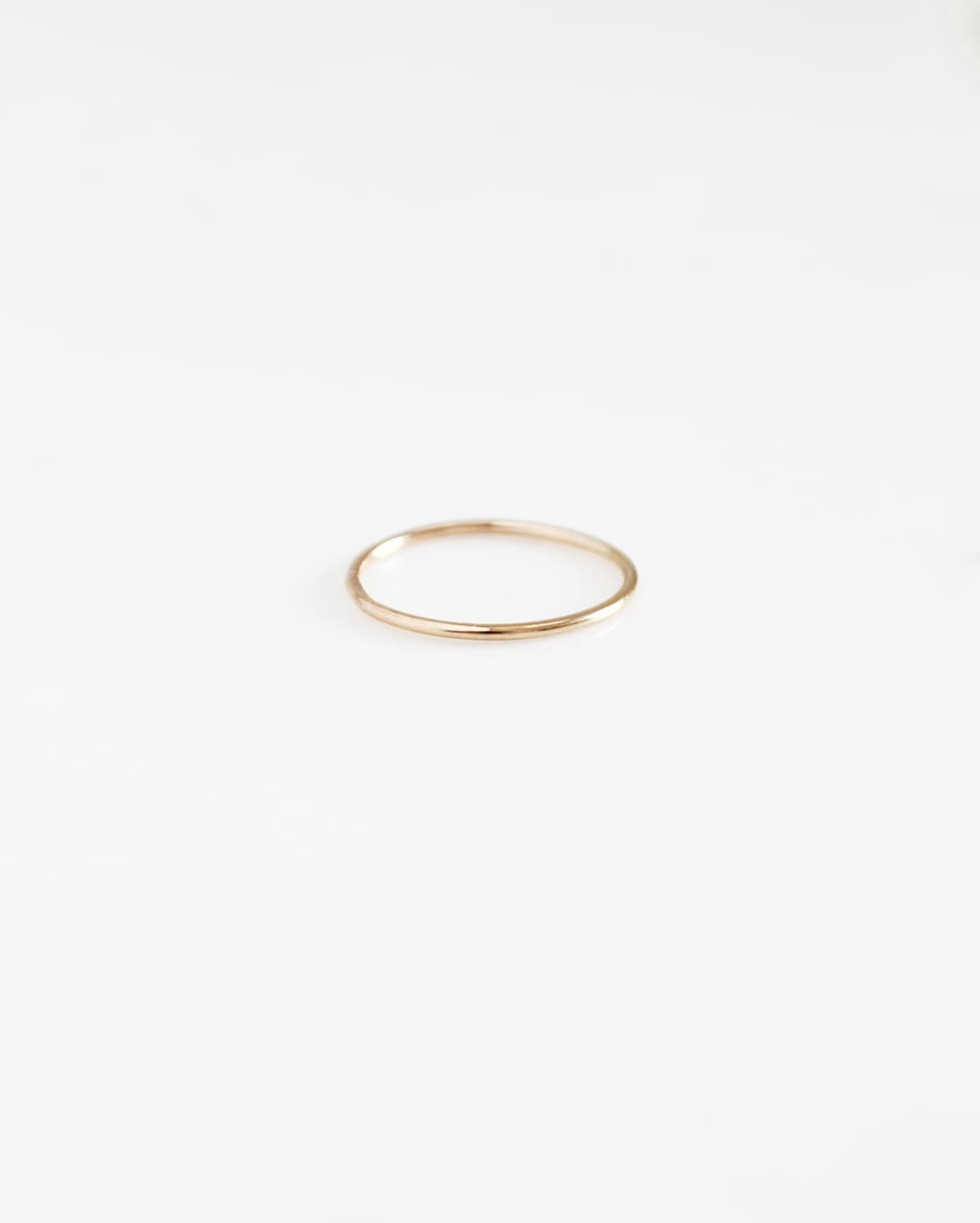 Thin Minimalist Simple Ring, 14k Gold Filled and Sterling Silver · Tiny ...