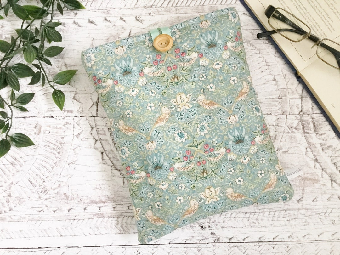 Book Sleeve, Strawberry Thief Book Sleeve, WILLIAM MORRIS Print Book ...
