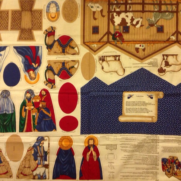 Vip Cranston Nativity Fabric - Etsy