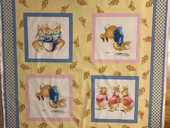 4 Beatrix Potter Pillow Squares - Etsy