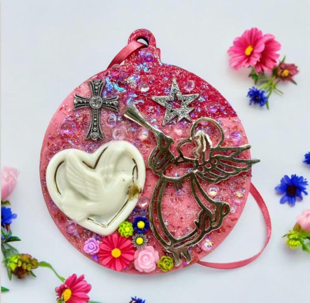 Angel Easter Spring Heart Lenox 1980s Holiday Vintage - Etsy