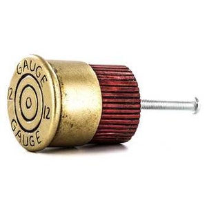 2 Red Shot Gun Shell Knob Bullet Pull Handle 12 Gauge Hunting Trap ...