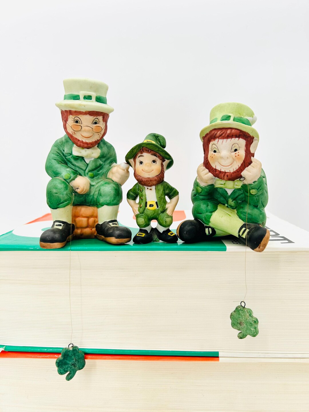 Vintage St Patrick's Day Fishing Leprechauns - Etsy