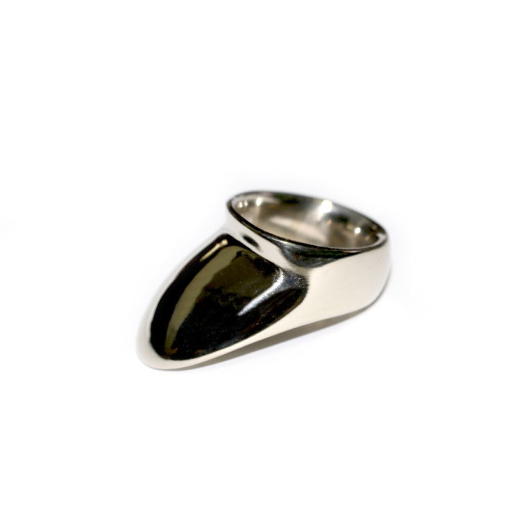 Vermil Archery Thumb Ring - Classic Silver Plus - Protective Gear for ...