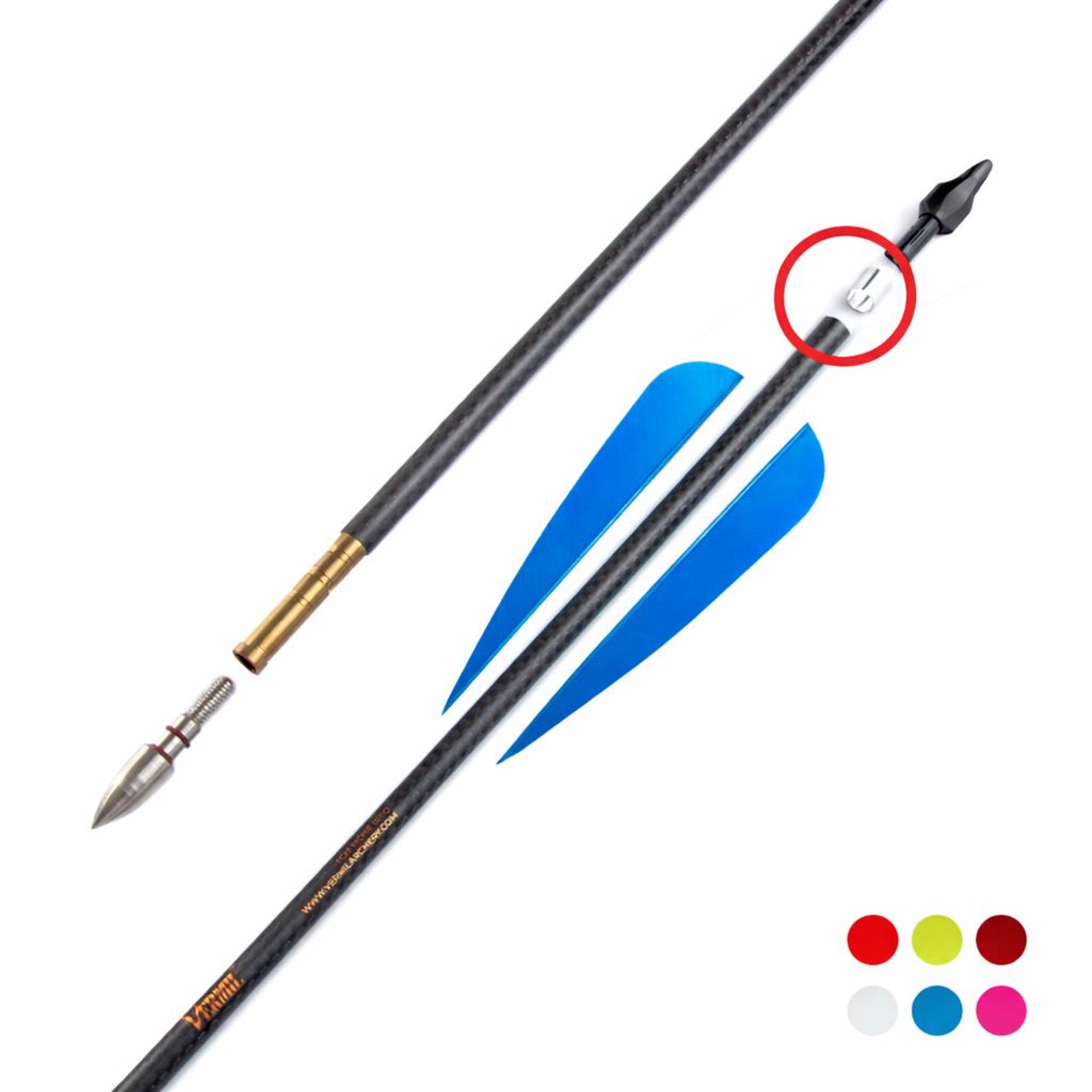 Vermil Explosive-proof Collar – for Carbon Shafts – Traditional Archery ...