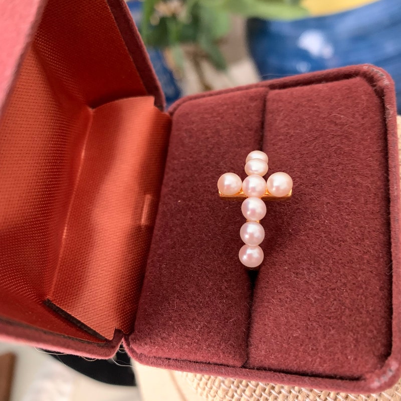 Cross Ring - Etsy