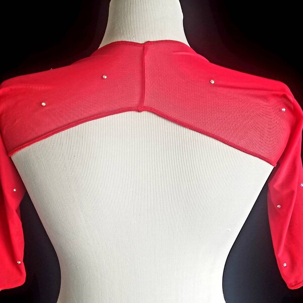 Red Shrug - Etsy