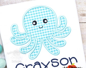 Octopus Applique | Etsy