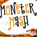 Monster Mash, Complete Alphabet, Embroidery Font, BX Included, 1 In, 1. ...