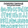 Monster Mash, Complete Alphabet, Embroidery Font, BX Included, 1 In, 1. ...