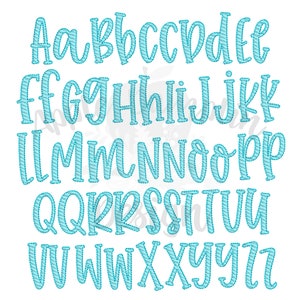 Farmhouse Lemonade SKETCH, Complete Alphabet, Embroidery Font, BX ...