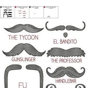 Mustache Guide, Sketch Embroidery Design, Moustache, Boy Embroidery ...