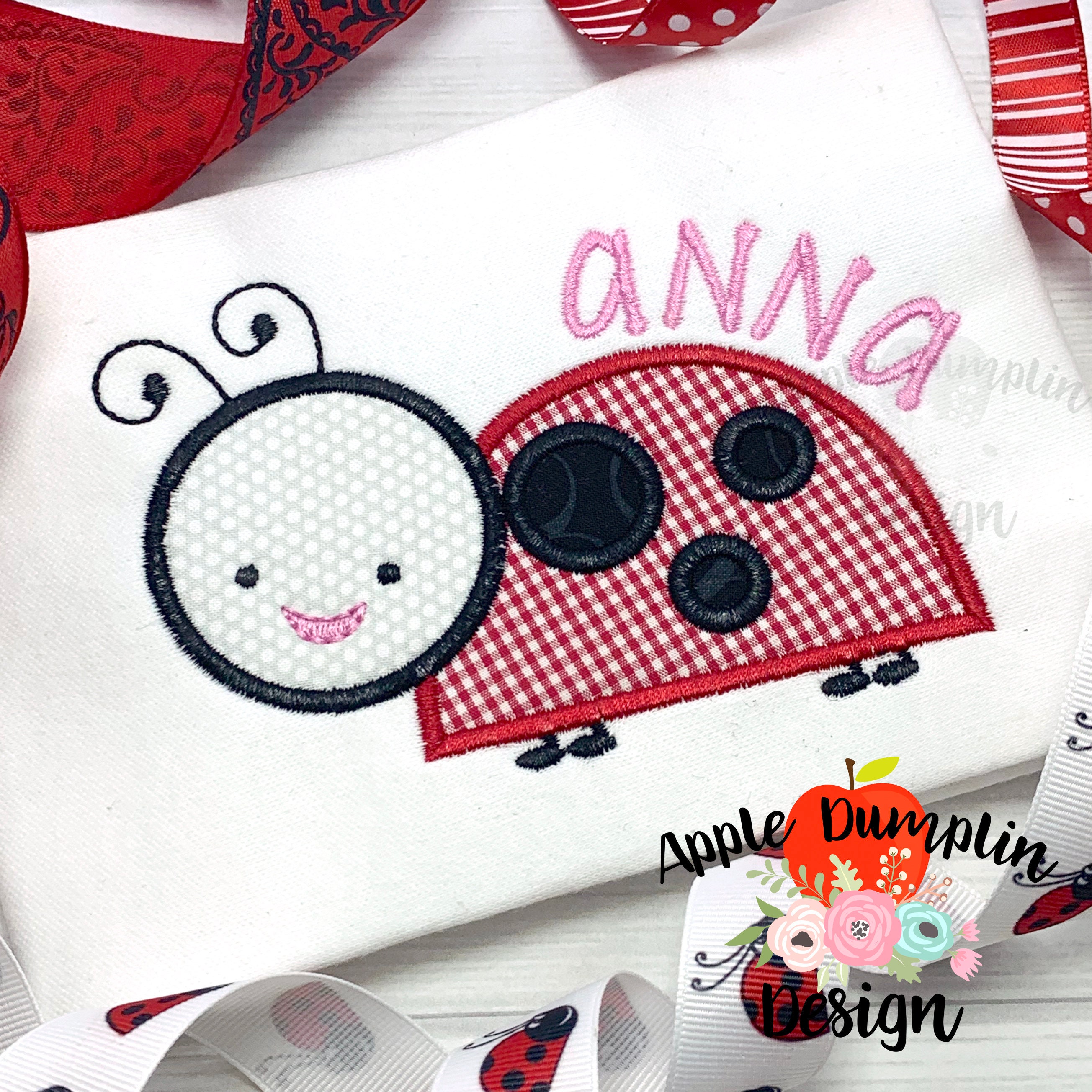 Ladybug Applique Design Instant Download Insect Applique - Etsy