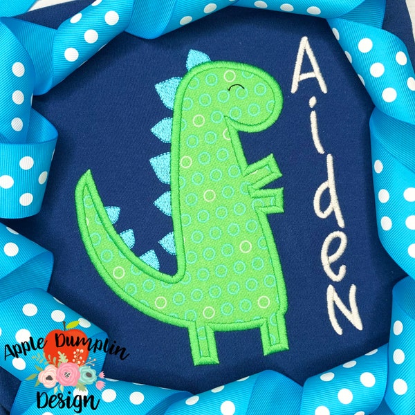 Dinosaur Applique - Etsy