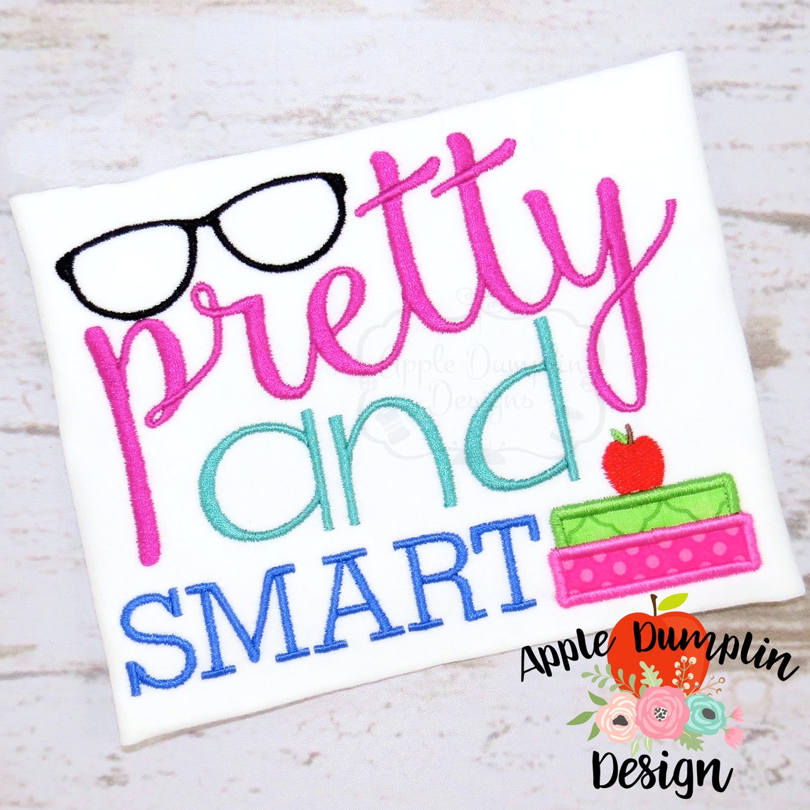 Pretty and Smart Applique Design Machine Embroidery Design - Etsy