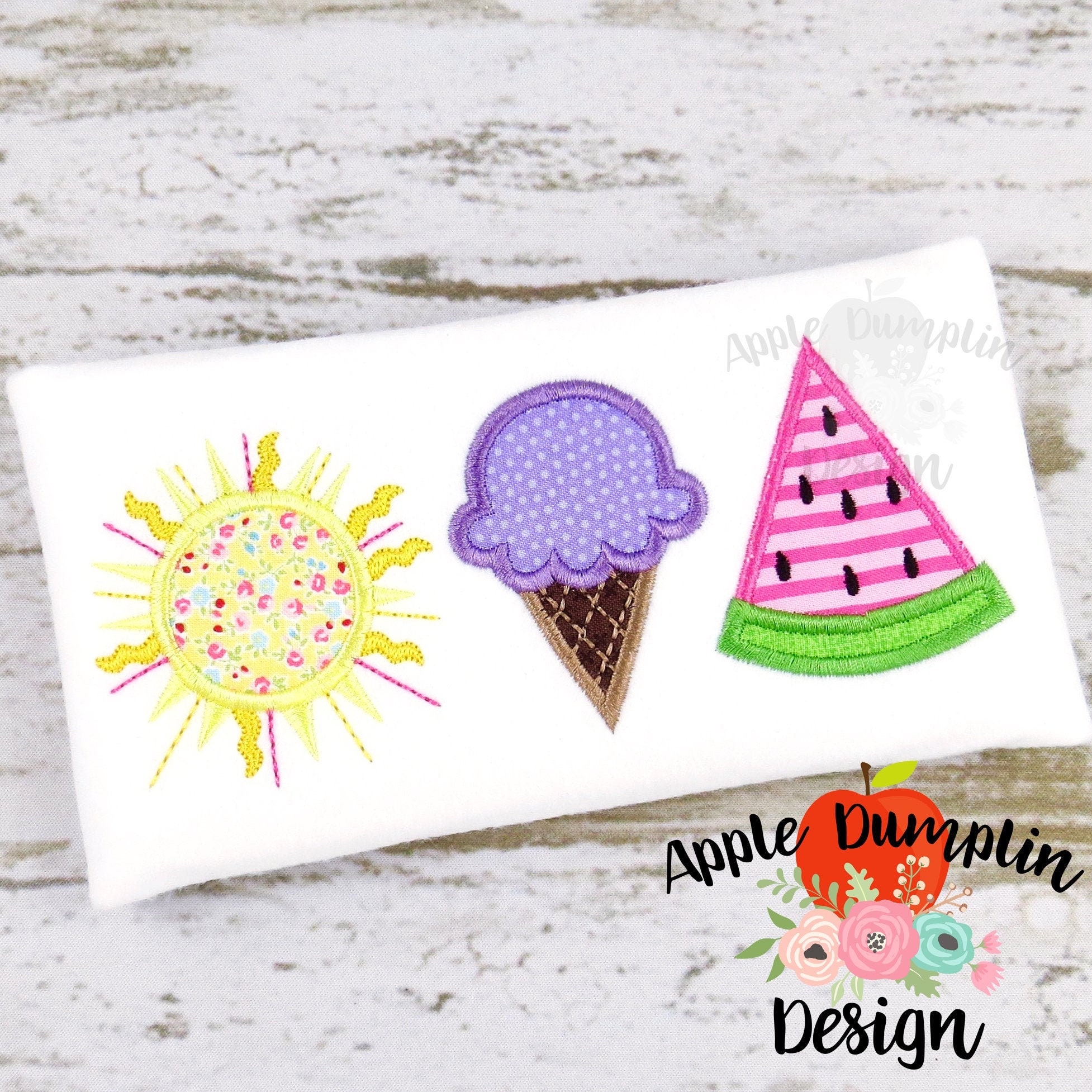 Summer Trio, Applique Design, Machine Embroidery Design, Pool, Girl ...