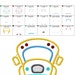 School Bus Applique Design Machine Embroidery Instant - Etsy