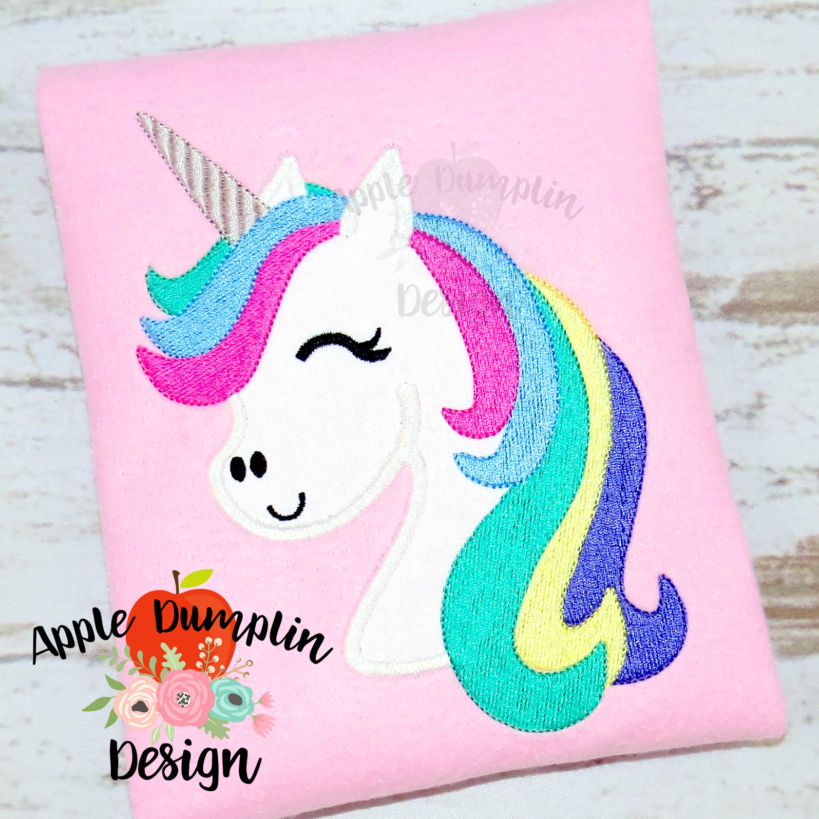 Unicorn, Applique Design, Machine Embroidery, Unicorn Birthday, Girl ...