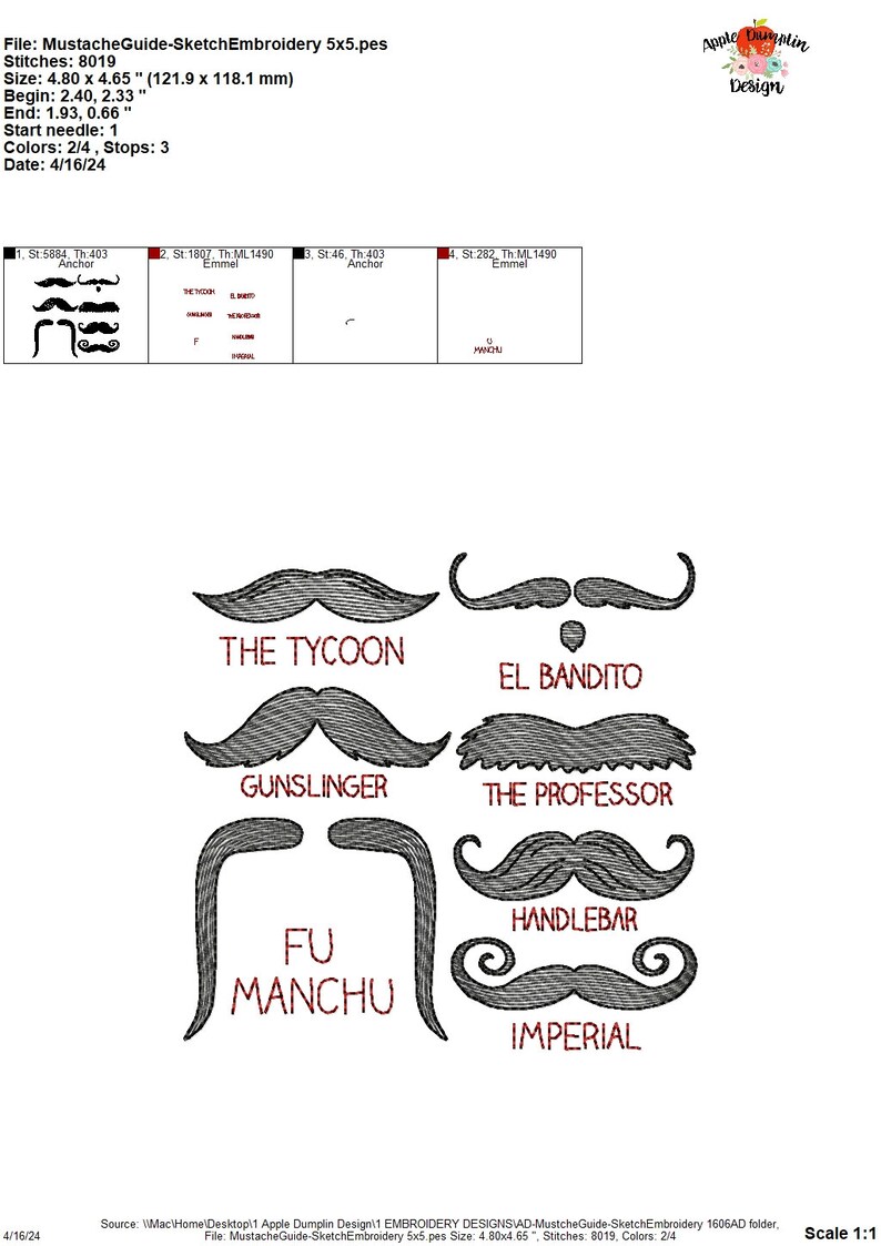 Mustache Guide, Sketch Embroidery Design, Moustache, Boy Embroidery ...
