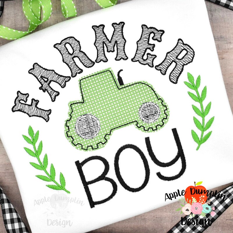Farm Applique - Etsy