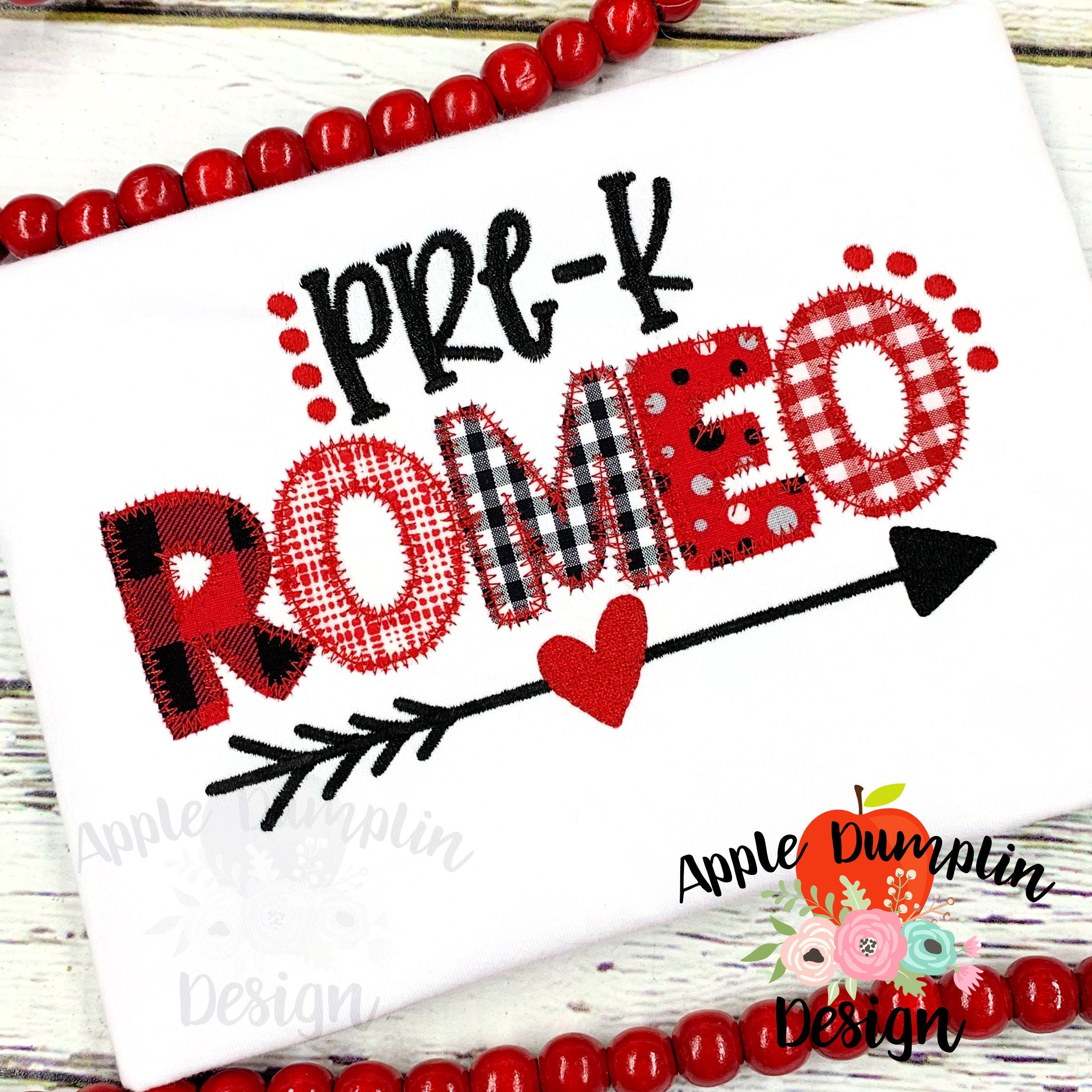 Pre-K Romeo Zigzag Applique Design Machine Embroidery | Etsy