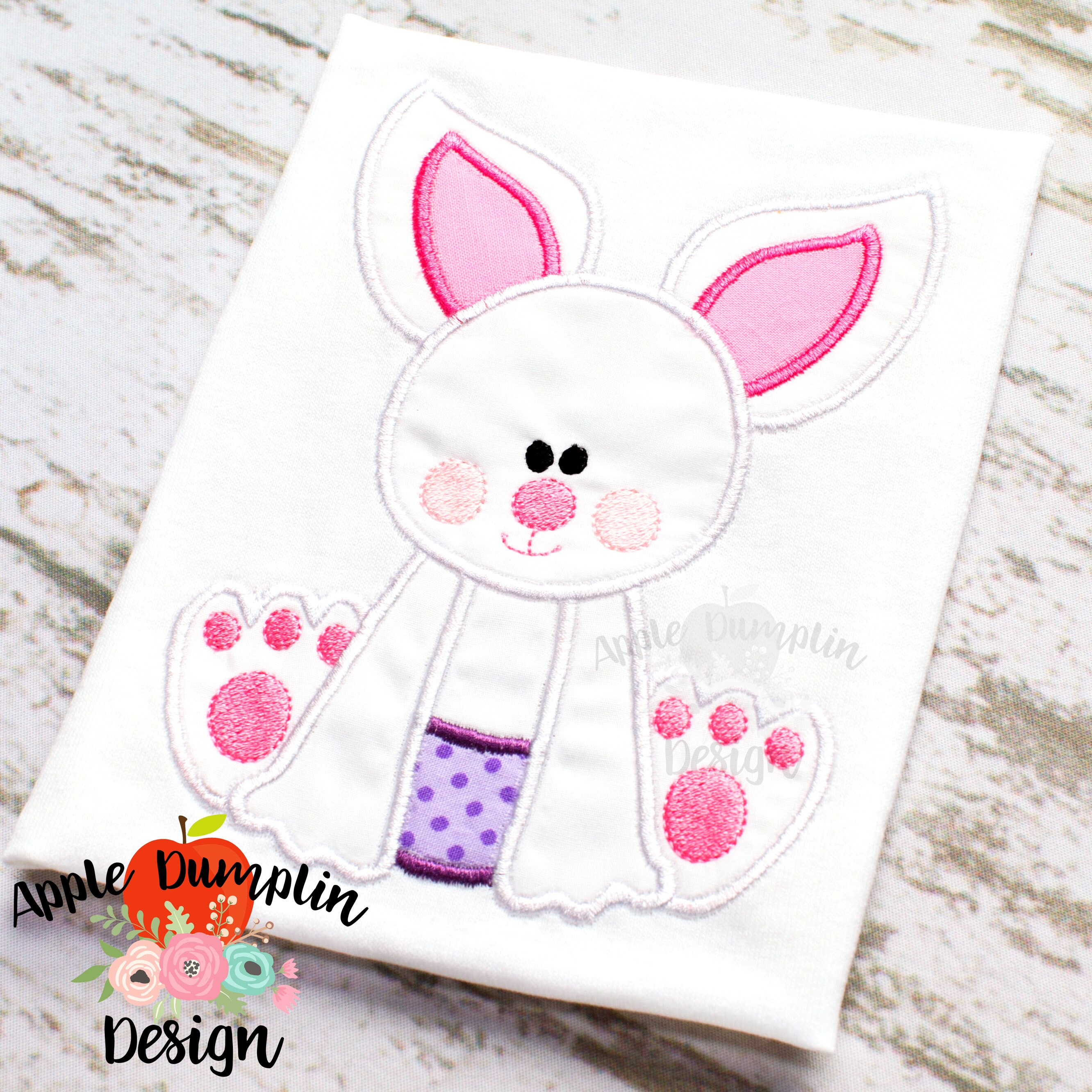 Easter Baby Bunny Applique Machine Embroidery Design Easter - Etsy
