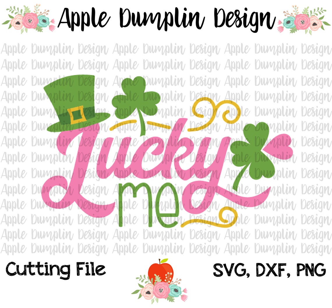 Lucky Me Cutting File SVG DXF PNG Vector File Silhouette - Etsy