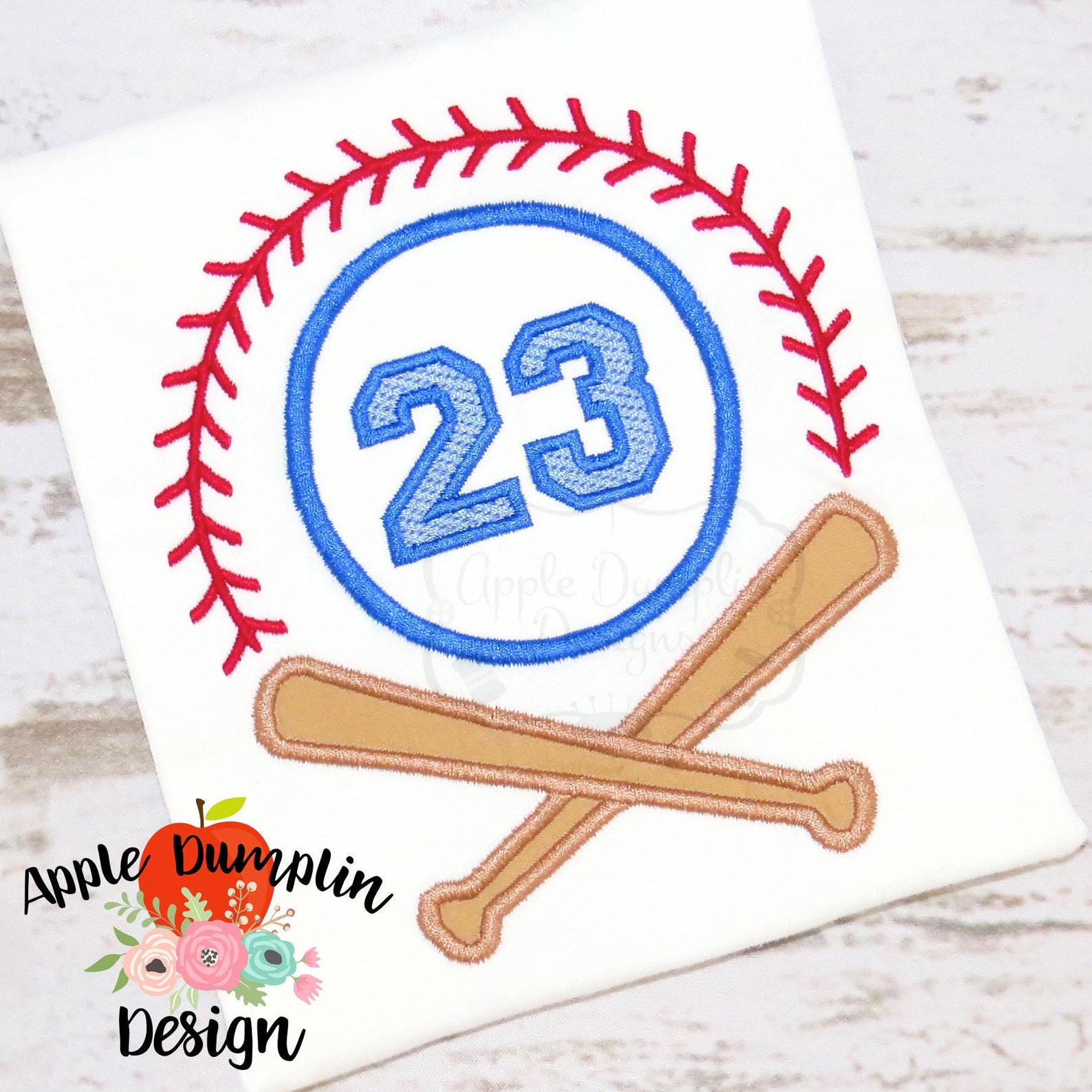 Baseball Bat Monogram Applique Design Machine Embroidery - Etsy