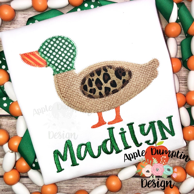 Duck Applique - Etsy