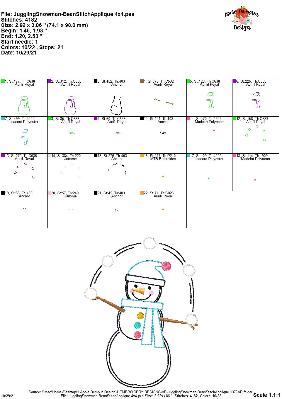 Juggling Snowman, Bean Stitch, Applique Design, Girl Christmas, Boy ...