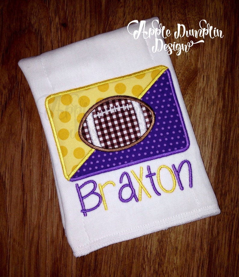 Football House Divided Frame Applique Machine Embroidery | Etsy