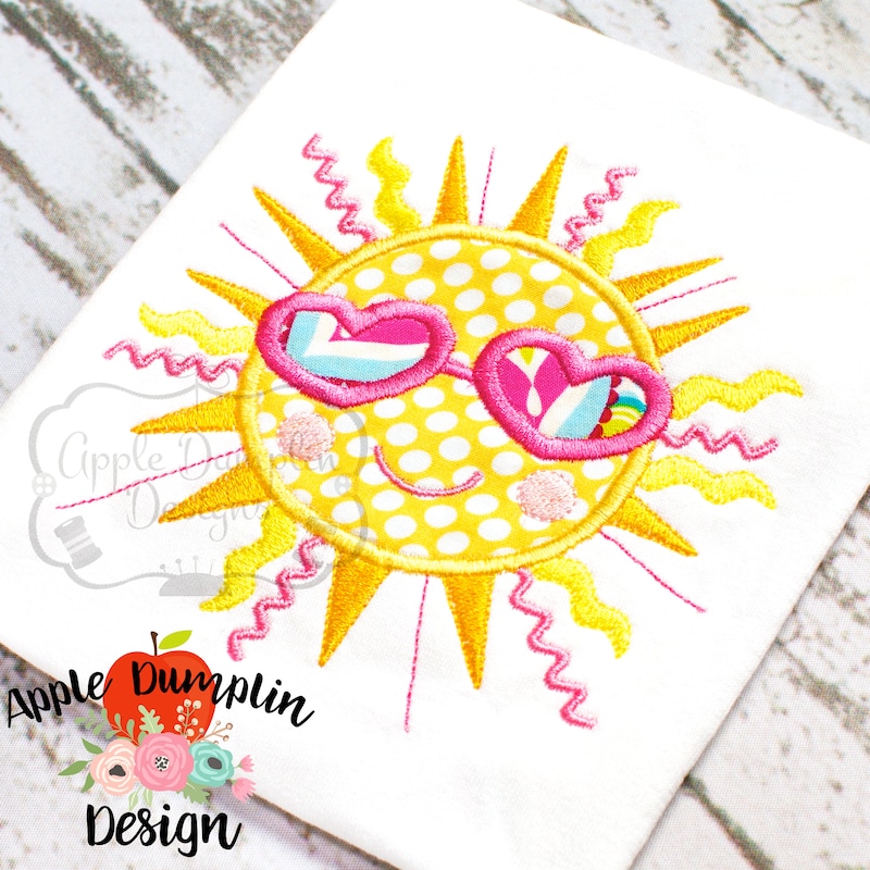Sun Applique - Etsy