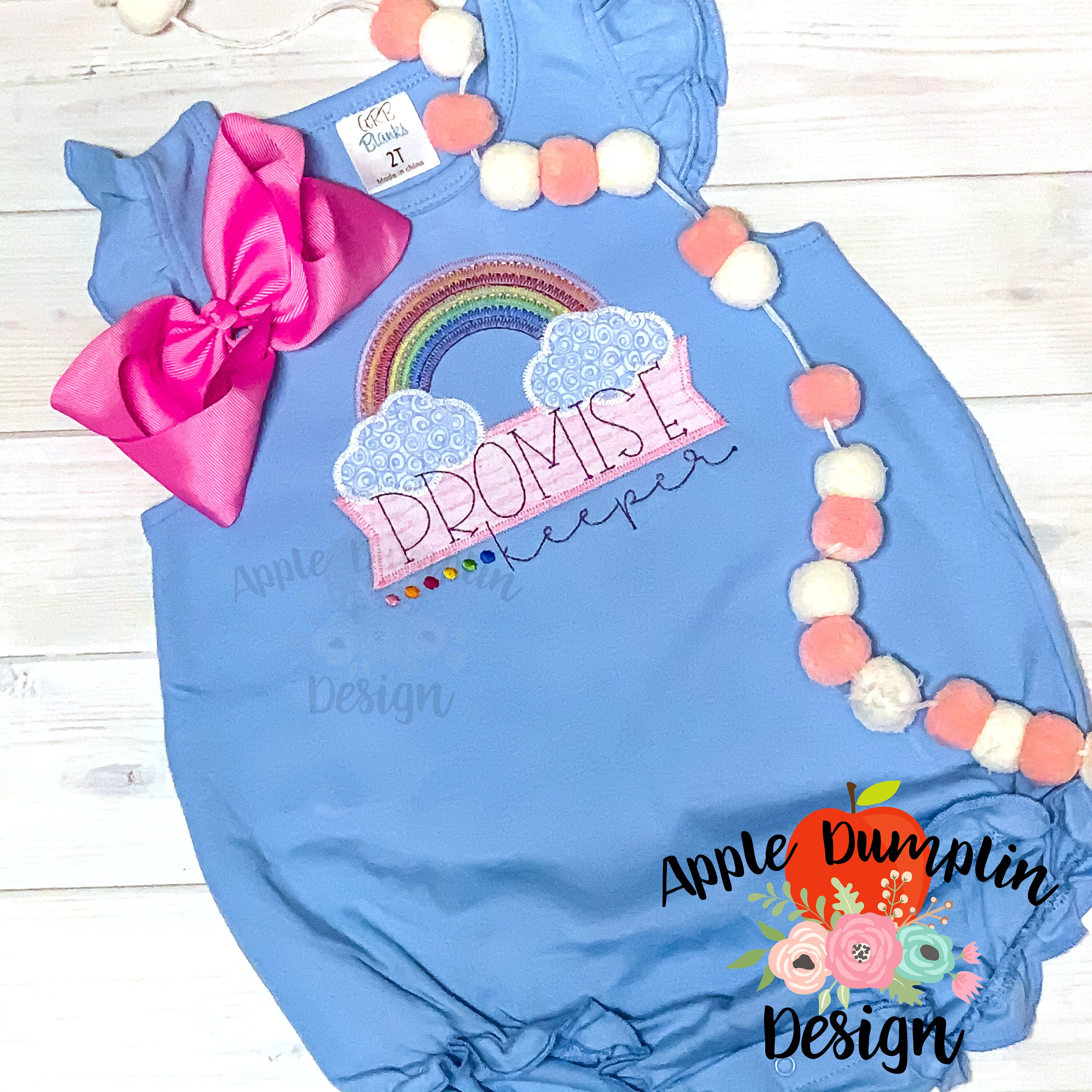 Promise Keeper, Rainbow, Zigzag, Applique Design, Machine Embroidery ...