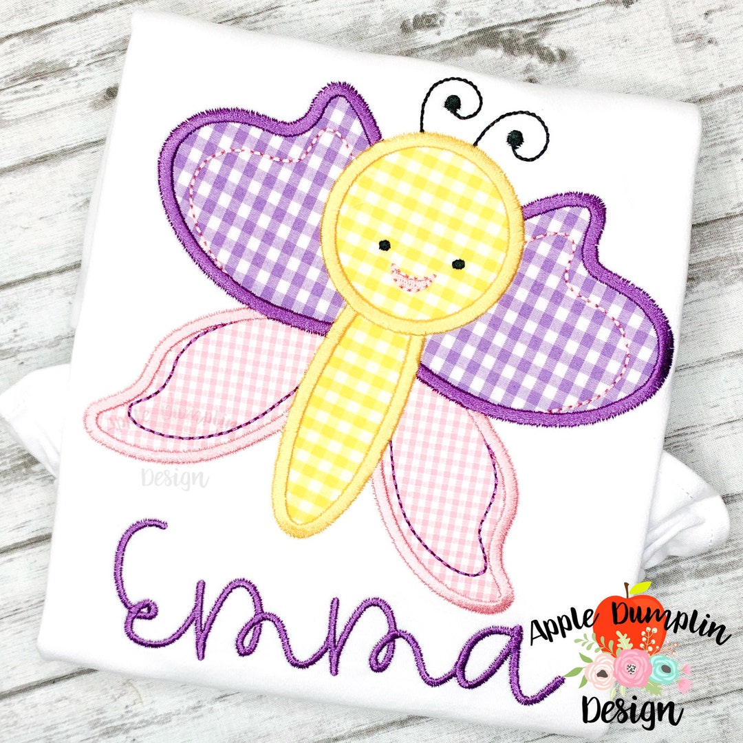 Butterfly, Applique Design, Instant Download, Insect Applique, Bug ...