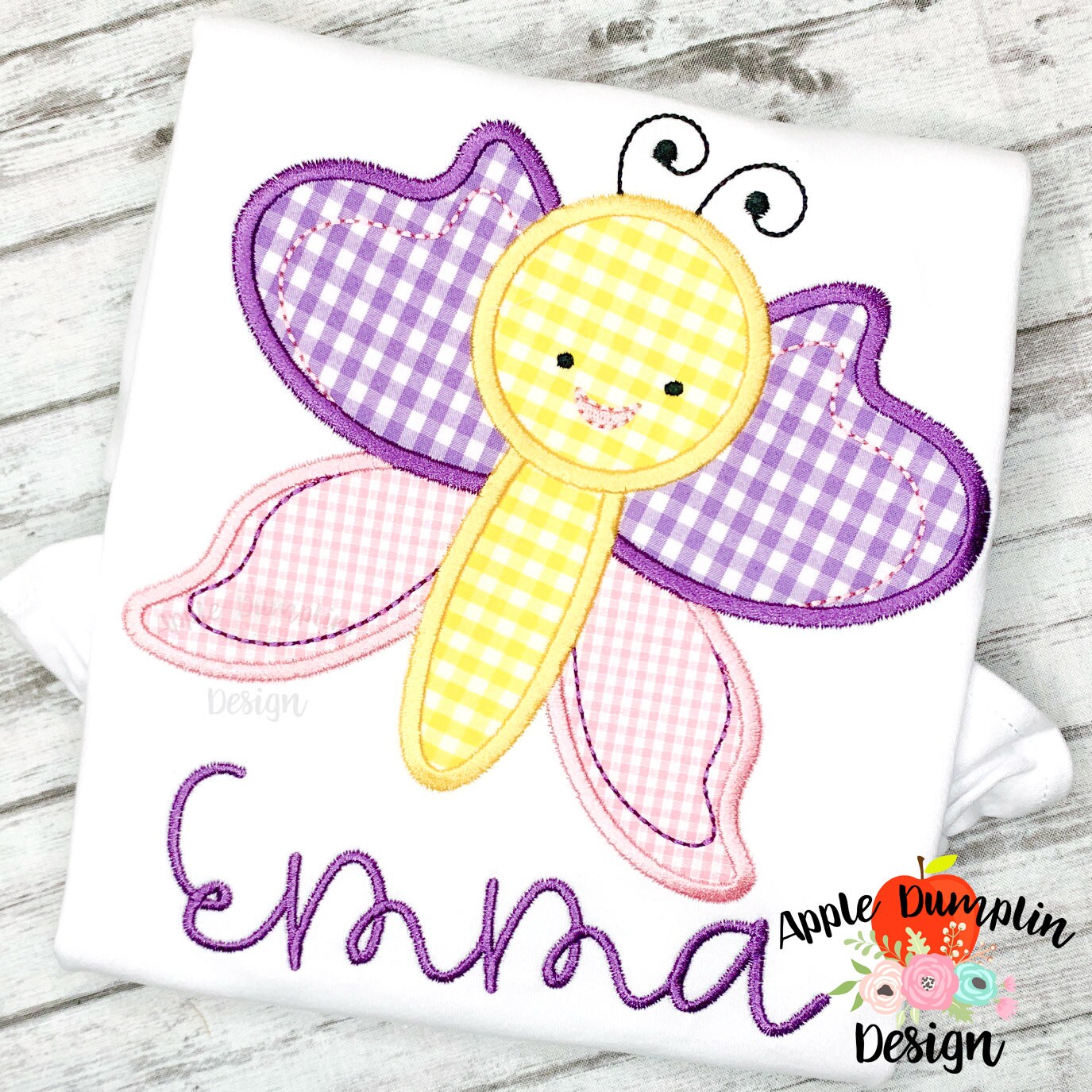 Butterfly Applique Design Instant Download Insect Applique - Etsy
