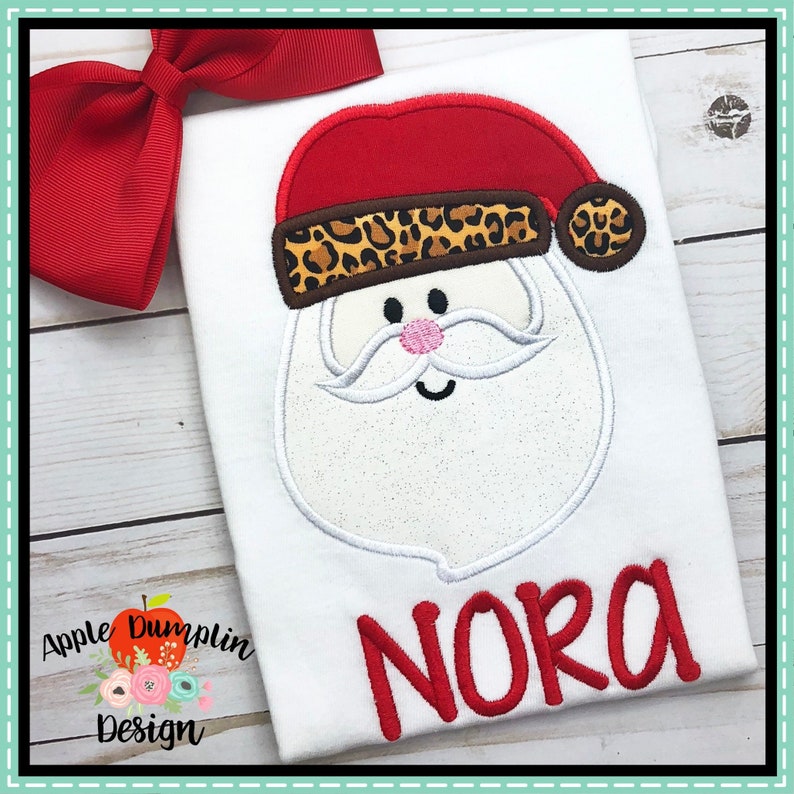 Santa Face Applique Design Machine Embroidery Instant - Etsy