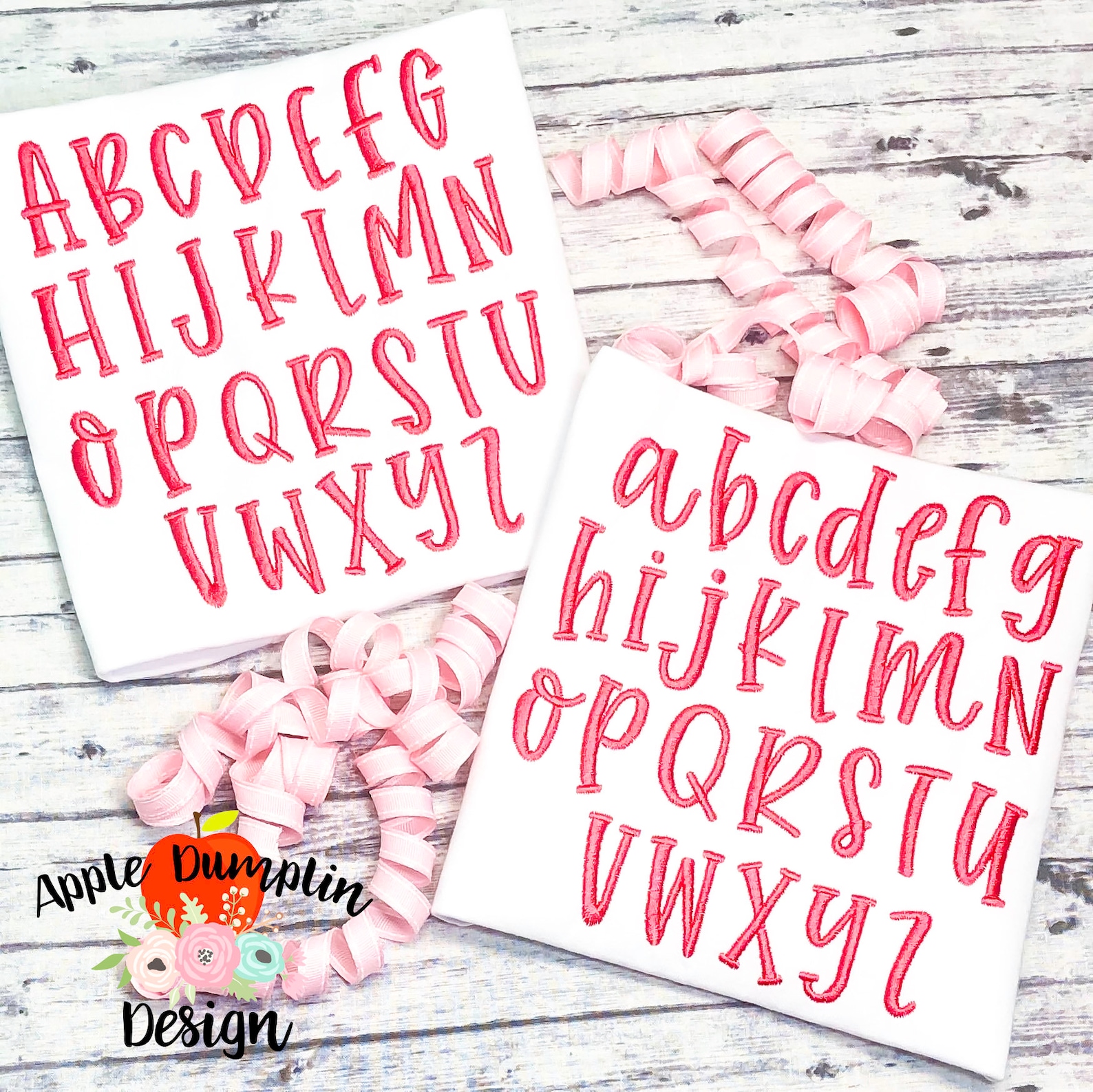 Farmhouse Lemonade Complete Alphabet Embroidery Font BX - Etsy