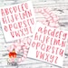 Farmhouse Lemonade, Complete Alphabet, Embroidery Font, BX Included, 0. ...
