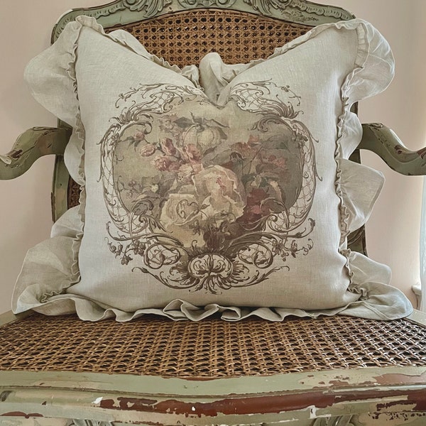 French Country Pillow - Etsy