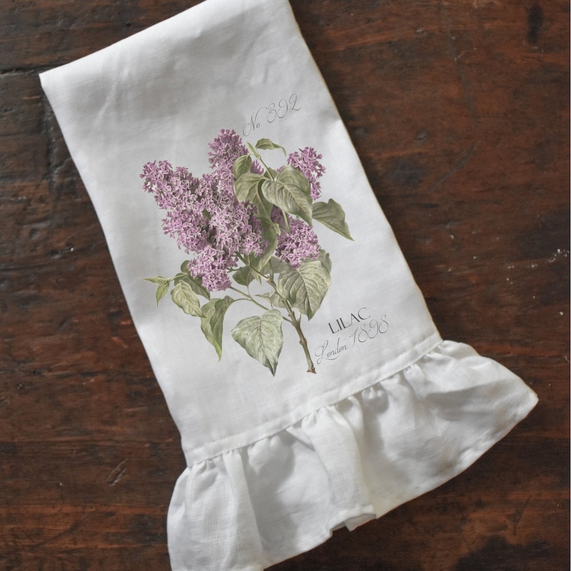 Purple Tea Towel - Etsy