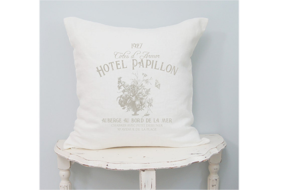 French Country Pillow Cover Personalized Home Decor Cottage - Etsy