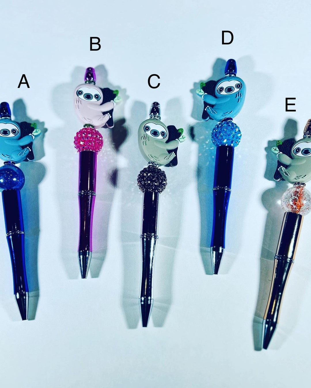 Sloth Beaded Pen - Etsy
