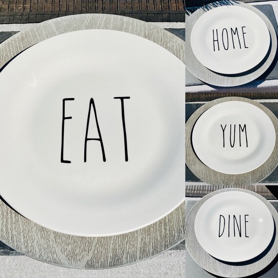 Vases DIY Bloom Grow Rae Dunn Style Decal for Plates Wall Décor Home ...