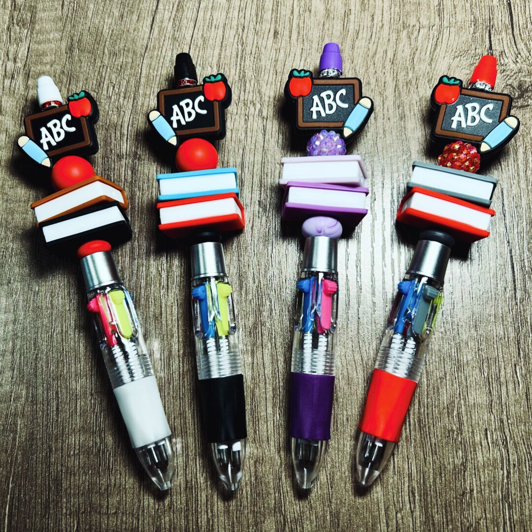 Charming Teacher's Gift: Retractable Ballpoint Pens With ABC Chalkboard ...