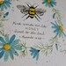 A Proverb, Art Watercolor Painting, Honeybee Bumblebee Flowers, Daisies ...