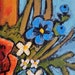 Give Thanks, Mixed Media, Impasto Painting, Canvas, Pumpkin Flowers ...