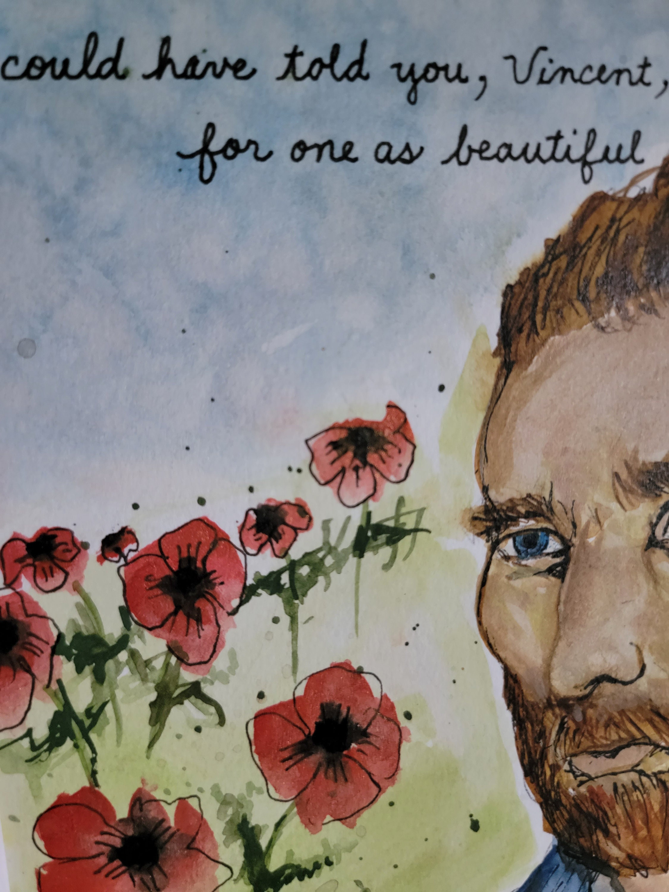 Vincent, Van Gogh, Art Painting Watercolor Portrait, Artist, Song ...