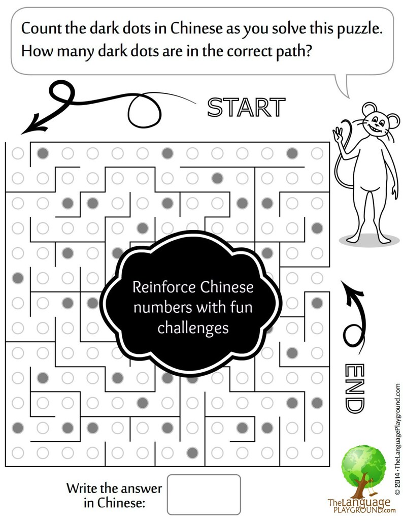 Level 4: Learn Mandarin Numbers (16-20) With Our Printable Activity and ...